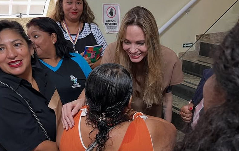 Angelina Jolie visita ONG na zona leste de São Paulo - ROTA343